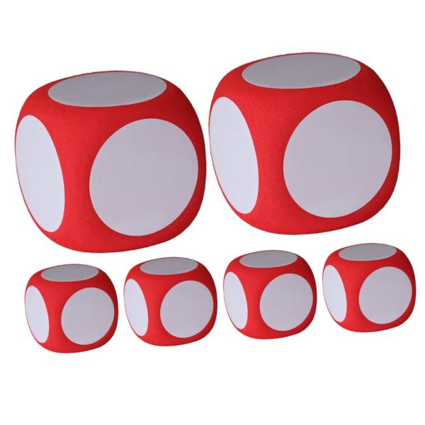 商品名:  FAVOMOTO 6pcs Blank Dice Teaching Dice Cubes Gaming Dice Game Toy Write on Dice Party Game Dice Giant Game Dice Ro...