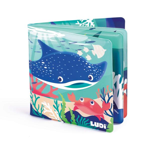 商品名:  Ludi - Magic Bath Book - 12 Marine Animals and Corals - To Be Discovered In Contact With Water - From 10 Months - ...
