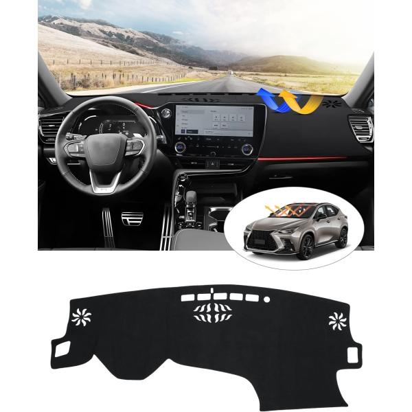 商品名:  Dash Cover Custom Fit for Lexus NX NX 250/NX350/NX 350h/NX 450h+ 2022 2023 2024 Accessories Dashboard Cover Mat No...