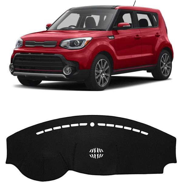 商品名:  IIKSDII Custom Fit for Dash Cover 2014-2019 Kia Soul Dashboard Mat Cover Sunshade Nonslip Mesh Protector No Glareブ...