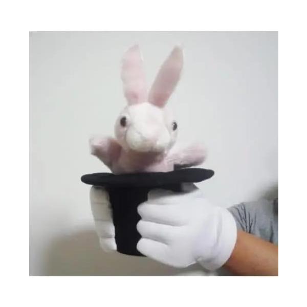 商品名:  MOMOMAGE Deluxe Rabbit in The Hat Puppet Magic Tricks Amazing Stage Magic Cute Little Bunny Magic Illusions Gimmic...