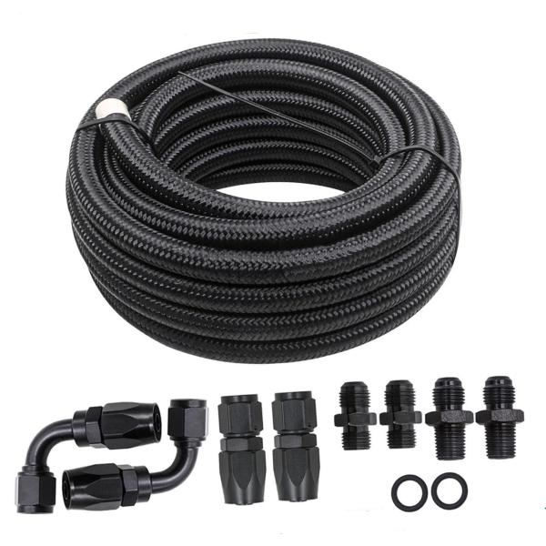 商品名:  Pyladea Automatic Transmission Cooler Lines Kit Replacement for 4L60E 4L65E Black AN6 Steel Braidedブランド: Pyladea高さ...