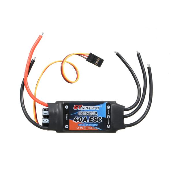 商品名:  Dual Way Bidirectional ESC ESC Brushless 1:1 Power Output Brushless ESC GTSKYTENRC Bidirectional 40A Brushless ESC...