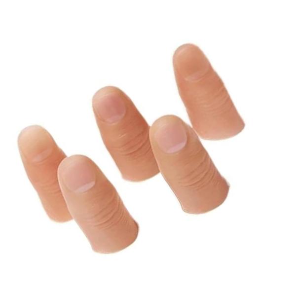 商品名:  5Pcs/Set Complexion Magic Trick Fingers Fake Thumb Tips Stage Show Prop Prank Magic Kits and Accessories Novelty a...