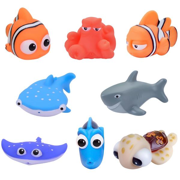 商品名: Finding Dory Nemo 誕生日パーティー用品 バス&amp;シャワー 誕生日ギフト 夏のビーチ、プールアクティビティ用 8個入り 8Pcs Finding Dory Nemo Birthday Party Suppli...