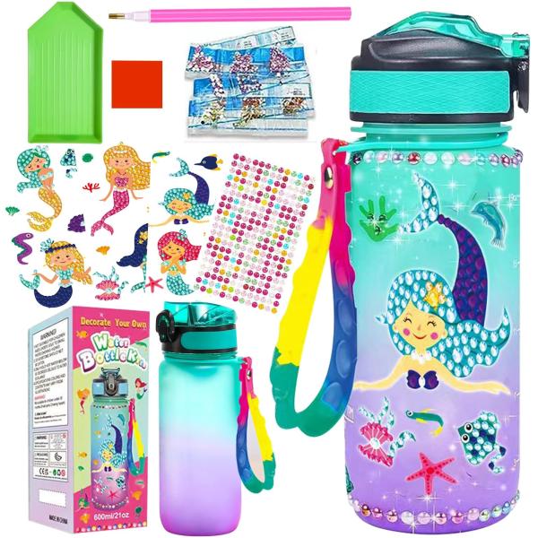 商品名:  Meijoy Easter Gifts for Kids for Girls Decorate Your Own Water Bottle for 4-6 8-12 Year Old Girl, Fun Arts and Cra...