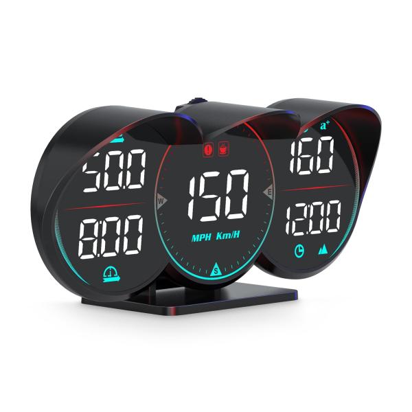 商品名:  Digital GPS Speedometer G17 for Car, New HUD Universal Car Head Up Display, MPH Speedometer with 3 LCD displays, w...