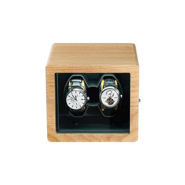 商品名:  OQPJMYZ Watch Winders Oak Shaker Automatic Winding Motor Box Mechanical Watch Turntable for 2 Wrist Watches Luxury...