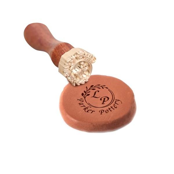 商品名:  KAINSY Custom Pottery Stamp for Clay, Personalized Clay Stamp Letter Stamp for Clay with Own Design, Create Unique...