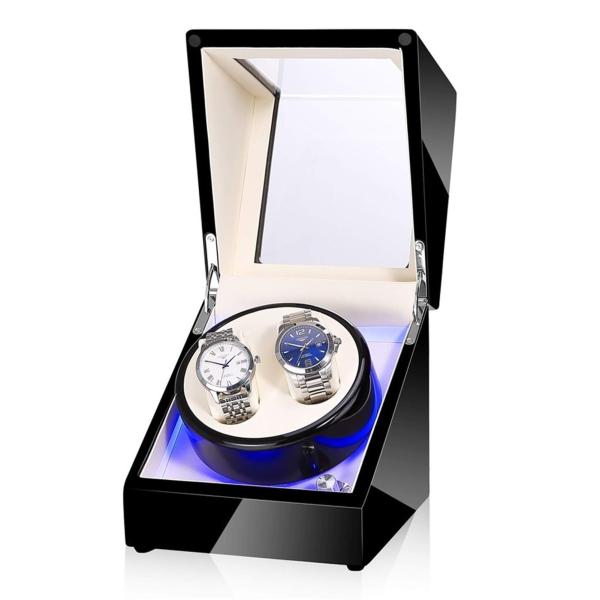 商品名:  OQPJMYZ Watch Stand Watch Winders for Automatic Watches - 2+0 LED Light Automatic Turn Watch Device Mechanical Wat...