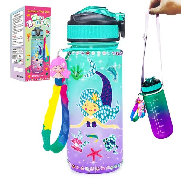 商品名:  GSSWSSS Decorate Your Own Water Bottle Kits for Girls,New Upgrade Gem Diamond Painting Crafts Kit Suit Age 4-6-8-1...