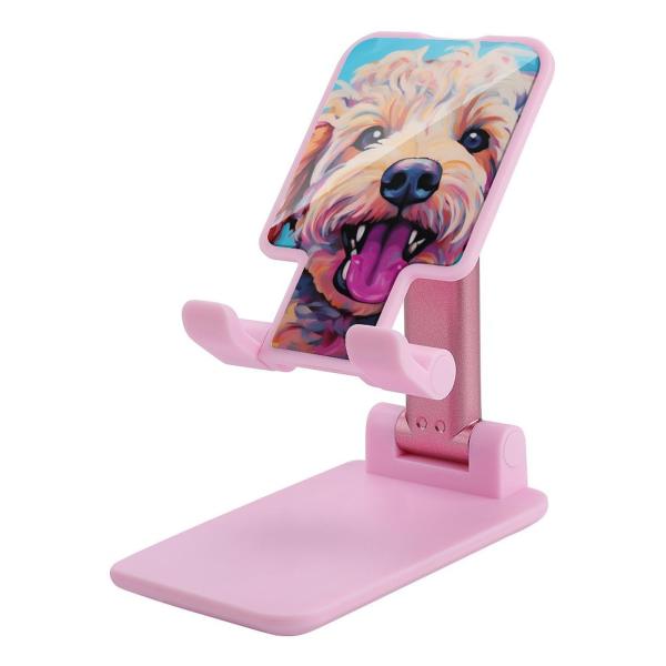 商品名:  Labradoodle Poodle Foldable Cell Phone Stand for Desktop Cute Phone Tablet Holder Mount Pink-Styleブランド: 商品サイズ: One...