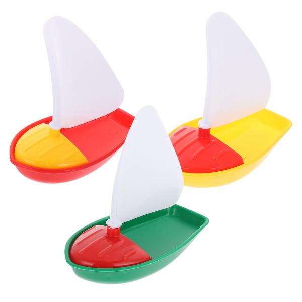 商品名:  Toyvian 1 Set 3pcs Toy Boats, Bath Toy Boat for Kids Floating Toy Boats Mini Sailboat Toy Kids Pool Toys for Kids ...