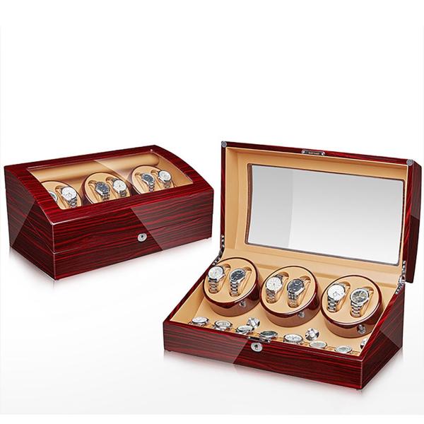 商品名:  PAHION Automatic Watch Winder for 6 Watch Winders 7 Storages Spaces PU Leather 4 Speeds Self-Winding Mechanical Wa...