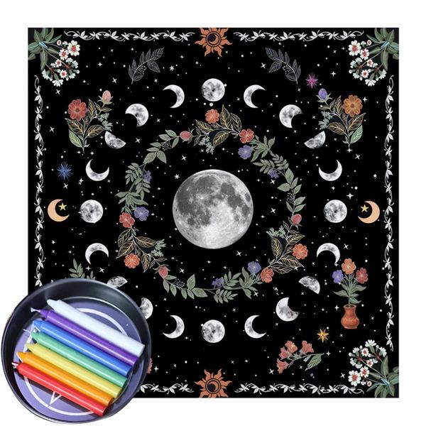 商品名:  Guaber Tarots Table Altar Cloth Metaphysical Board Game Mat Pendulum Divinations Altar Tablecloth Board Game Card ...