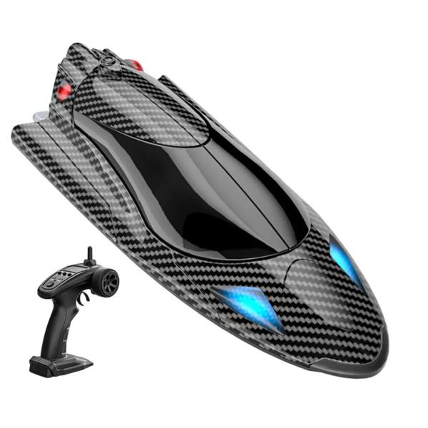 商品名:  FANXMF RC Speedboat 35km/h Fast RC Boat Jet Pump Ship 2.4G Waterproof Vehicles Models Capsize Reset Watercraft LED...