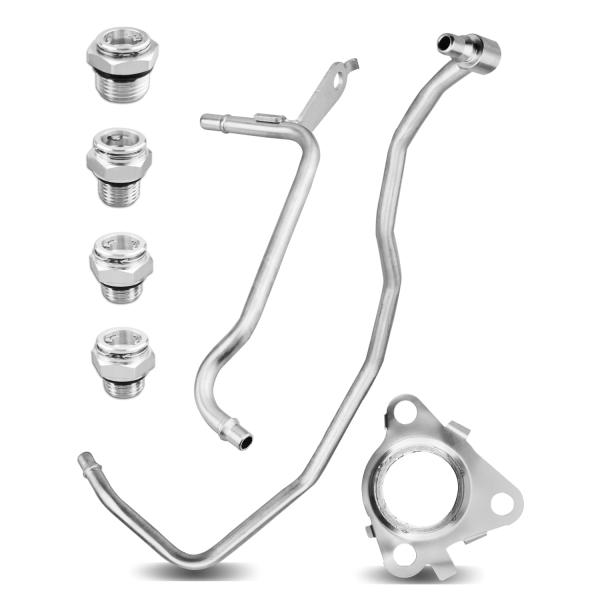 商品名:  ANODZU ??????? 926-187 Driver Side Turbo Coolant Line Kit, Fit for Ford F150 Expedition Transit 150/250/350/350 HD...