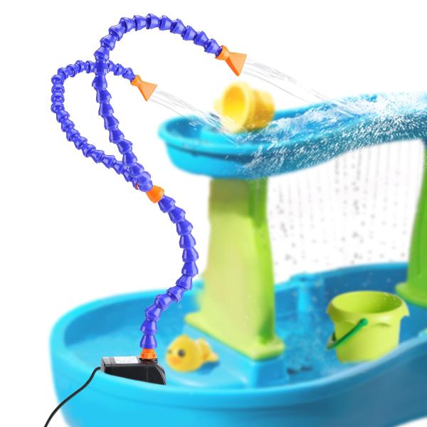 商品名:  MEWTOGO Water Table Pump - Adjustable Double Universal Joint Pipe, Fun Kids Outdoor Water Table Toys Accessories, ...