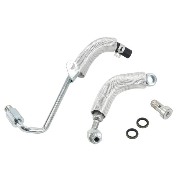 商品名:  COOL STAR Engine Turbocharger Cooling Feed Line Pipe and Turbo Charger Coolant Return Pipe Compatible with 2013-20...