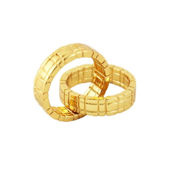 商品名: MilesMagic マジシャンのクローズアップヒマーリンクリングギミック|リアルステージメンタリズムやストリートマジックトリックのための接続、リンクまたはリンク解除|フリーサイズ、ゴールデン MilesMagic Magicia...