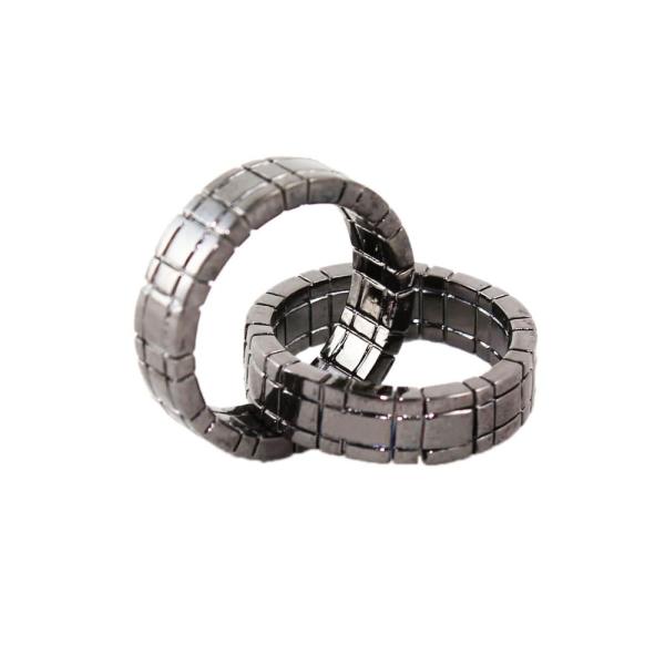 商品名: MilesMagic マジシャンのクローズアップヒマーリンクリングギミック|リアルステージメンタリズムやストリートマジックトリックのための接続、リンクまたはリンク解除|フリーサイズ、ブラック MilesMagic Magician...