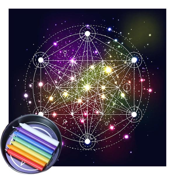 商品名:  Yjcnelcr Square Divinations Mat Altar Tablecloth Board Game Card Pad Table Cloth Metaphysical Board Game Mat Board...