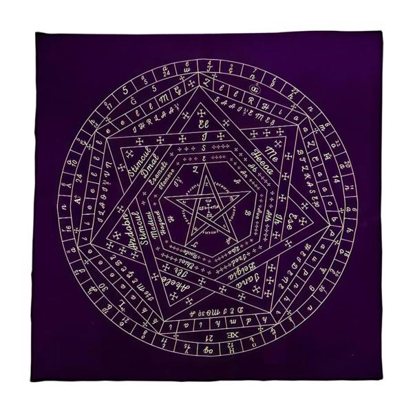 商品名:  Tarots Tablecloth Rune Divinations Table Cover Astrology Oracles Board Game Mat Square Pendulum Altar Table Cloth ...