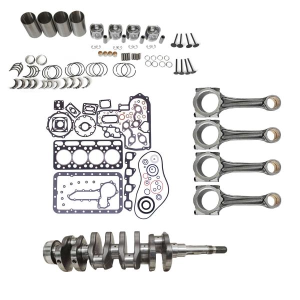 商品名:  SPAKYGIE V1702 Engine Overhaul Rebuild Kit + Connecting Rod + Crankshaft fits for Bobcat Skid Steer Loader 645 745...