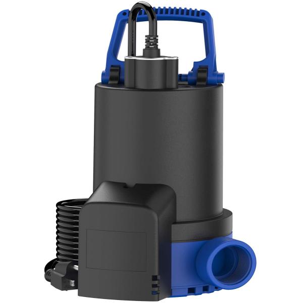 商品名:  AgiiMan Submersible Water Pump, 1HP 3500GPH Sump Pump with 10FT Power Cord, 3/4" Check Valve Adapter, Water Pump f...