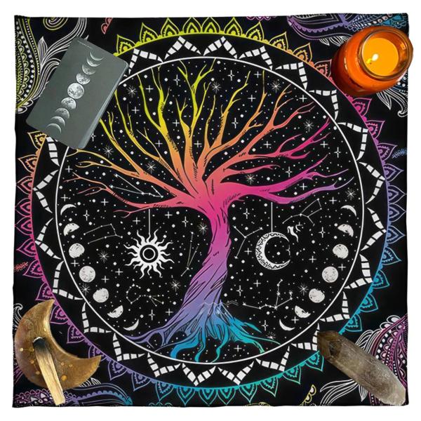 商品名:  HIZXMCNGH Astrology Tarots Table Altar Cloth Metaphysical Board Game Mat Pendulum Divinations Altar Tablecloth Boa...