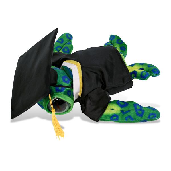 商品名:  DolliBu Green Sea Turtle Graduation Plush Toy - Super Soft Plush Graduation Stuffed Animal Dress Up with Gown and ...