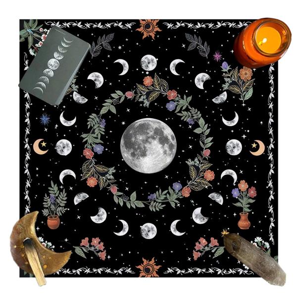 商品名:  XLMZL Tarots Tablecloth Divinations Table Cover Oracles Board Game Mat Square Pendulum Altar Table Cloth Board Gam...
