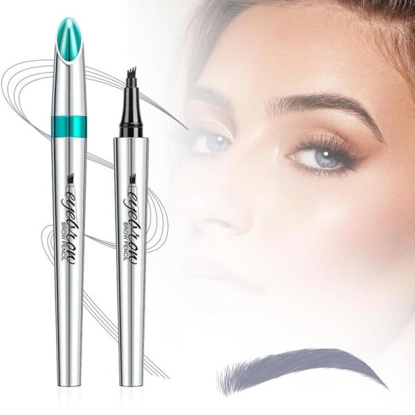 商品名:  Eyebrow Pencil, 3D Waterproof Microblading Eyebrow Pen Fork Tip Tattoo Eye Brow Pencils For Women (Smoky grey)ブランド...