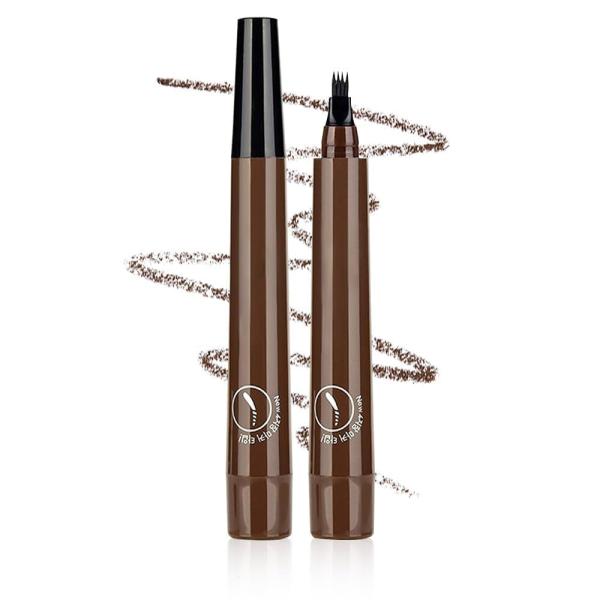商品名:  Eyebrow Pencil, 3D Waterproof Microblading Eyebrow Pen Fork Tip Tattoo Eye Brow Pencils For Women (B-Dark brown)ブラ...