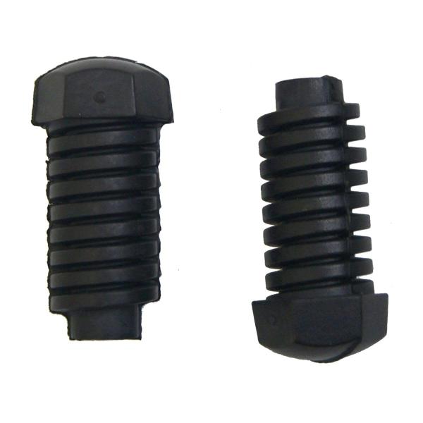 商品名:  Wajir Fits 2) Hood &amp; Trunk Bump Stop Rubber Bumper Black Front/Rear 45mm-Overall Length 20mm-Head Width 102791...