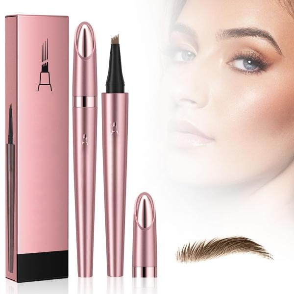 商品名:  2024 New Eyebrow Microblading Pen, 3D Waterproof Microblading Eyebrow Pencil Contouring Pen, 4-Tipped Precise Brow...