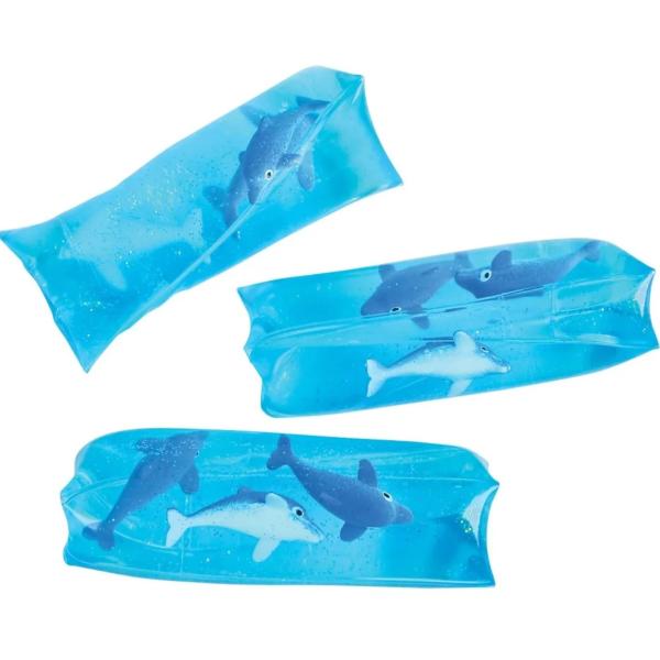商品名:  HAPPY DEALS ~ Dolphin Water Wiggler 3 Pack Water Snake Sensory Fidget Toysブランド: HAPPY DEALS ~商品サイズ: 3 Dolphin Wigg...