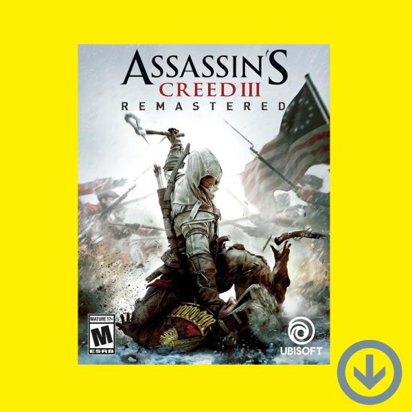 本製品は「ASSASSIN'S CREED III REMASTERED（アサシンクリード3 リマスター）」のダウンロード版となります。Windows PC用の日本語版となります。＜プロダクトキーの認証方法＞本製品はご購入完了後のご案内手順...