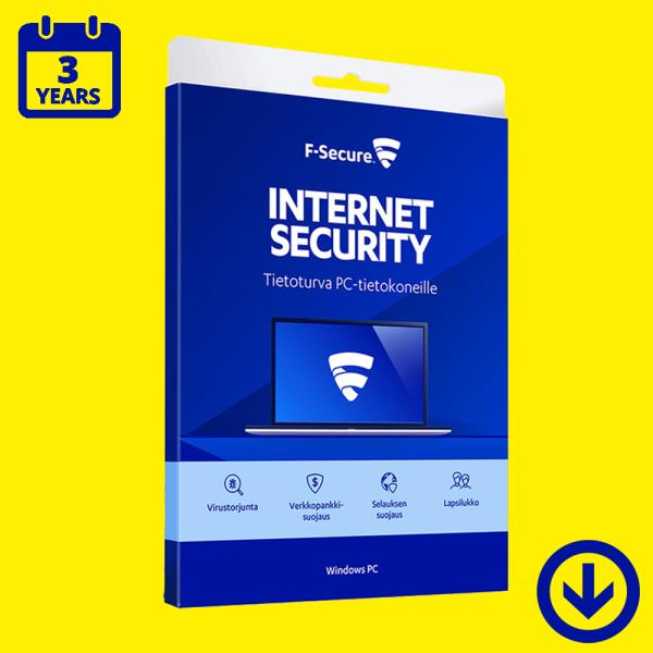 本製品は「F-Secure Total（旧製品名: F-Secure インターネットセキュリティ）のライセンスとなります。１台のデバイスで３年間の利用が可能なライセンスとなります。※Windows PC 64bit のみに対応しています。＜...