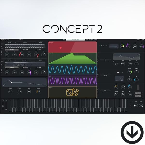 本製品は Krotos Audio社『Concept 2』のダウンロード版となります。1ライセンスにつき、1台の Windows/Mac で、永続的に利用可能です。 ＜プロダクトキーの認証方法＞本製品のアクティベーションに iLok は不要...