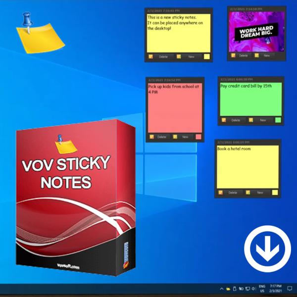 本製品はWindows用の付箋アプリ「Vov Sticky Notes」のダウンロード版となります。1台の Windowsデバイスにて永続的にご利用いただけるライセンスとなります。日本語対応の製品となります。＜プロダクトキーの認証方法＞本製...