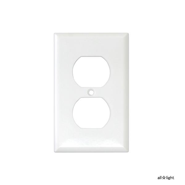 メーカー：COOPER Wiring Devices / クーパー ワイリング デバイス　　 シリーズ名： アメリカンコンセントプレート　　　サイズ：W70×H114（mm）色：ホワイト素材：耐熱プラスチック※商品に細かいキズや擦れがある場...