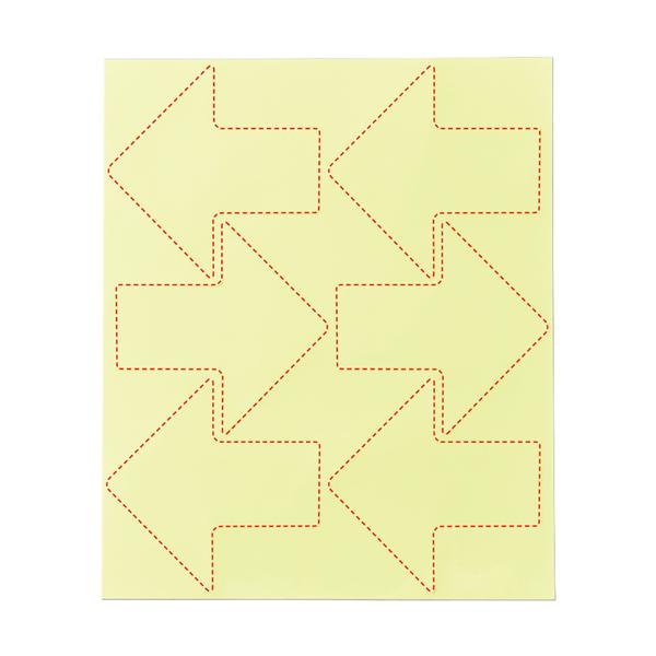 メーカー： JAPAN GREEN CROSS / 日本緑十字社シリーズ名：高輝度蓄光ステッカー特長●「矢印型」に切り込みがあるため、到着後すぐにご使用いただけます。●暗闇で長時間発光するため、緊急時でも迅速な避難を可能にします。●太陽光な...