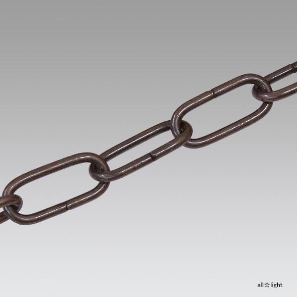 シリーズ名：チェーン寸法：36mm×17mm×1m　φ3mmカラー：アンティークコパー色（銅）仕上げ材質：鉄製関連キーワードチェーン チェン吊 チエン CHAIN 鎖 吊下げ ハンギング クサリ くさり 照明器具用 シャンデリア 蛍光灯 ペ...
