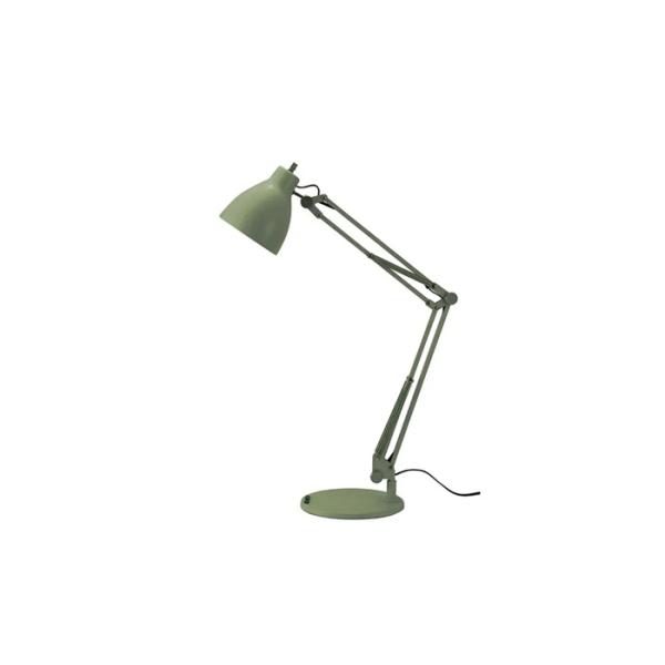 メーカー： スワン電器 / SWAN シリーズ名：BISLEY DESKLAMPサイズ：シェード：幅135mm×奥行き135mm×高さ150mmベース：直径210mmカラー：オリーブ重量：3.9kg本体：スチール機能：ダイヤルスイッチ消費電...