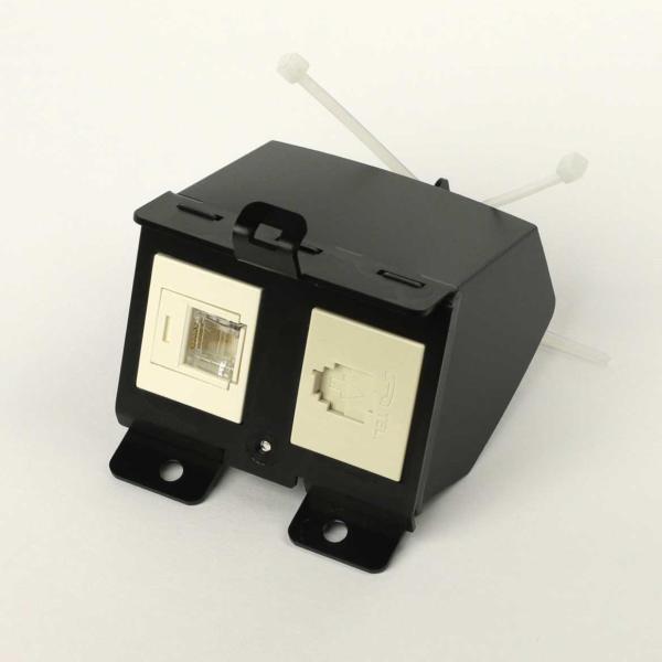 メーカー：TERADA (旧株式会社寺田電機製作所)　　 フリーアクセスフロア用 床仕上材貼り込みフロアコンセント CCAシリーズ仕様型式番号：CCA220適合製品：CCA用　A側器具ブロック仕様：CAT5E×1＋TEL×1特長CCAシリー...