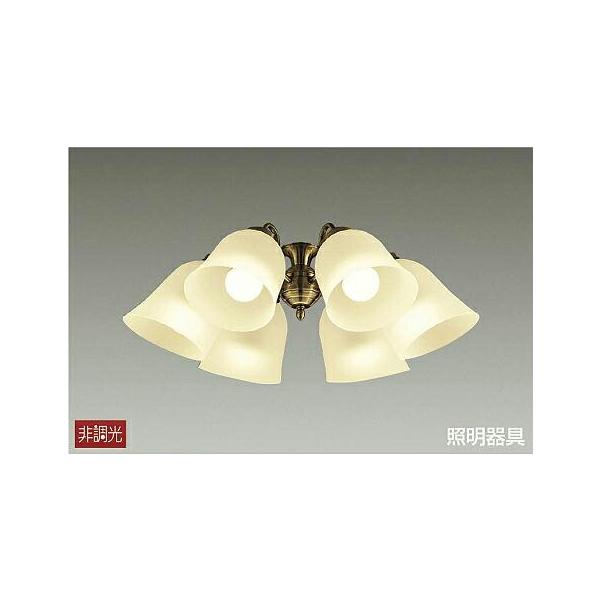 LED電球 7.2W（E26）×6灯 電球色／2700Kシーリングファン用灯具■本体リモコンスイッチ対応（6灯-3灯-3灯-0）■AC100V■光源寿命40,000時間■調光器併用不可注）必ずファン本体DP-35202Gと組み合わせてご使用...