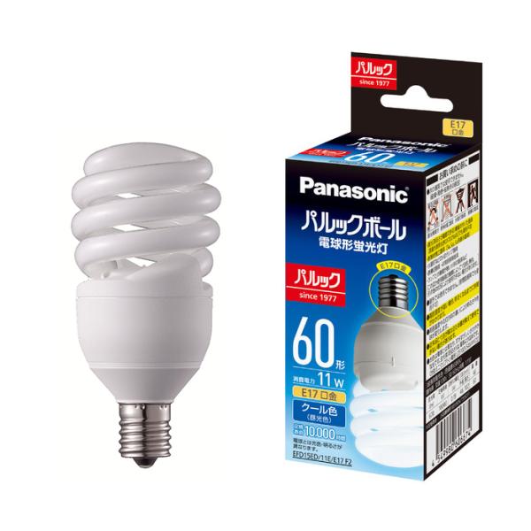 価格.com - パナソニック パルックボール D15形 E17口金 クール色 EFD15ED11EE17F2 (電球・蛍光灯) 価格比較
