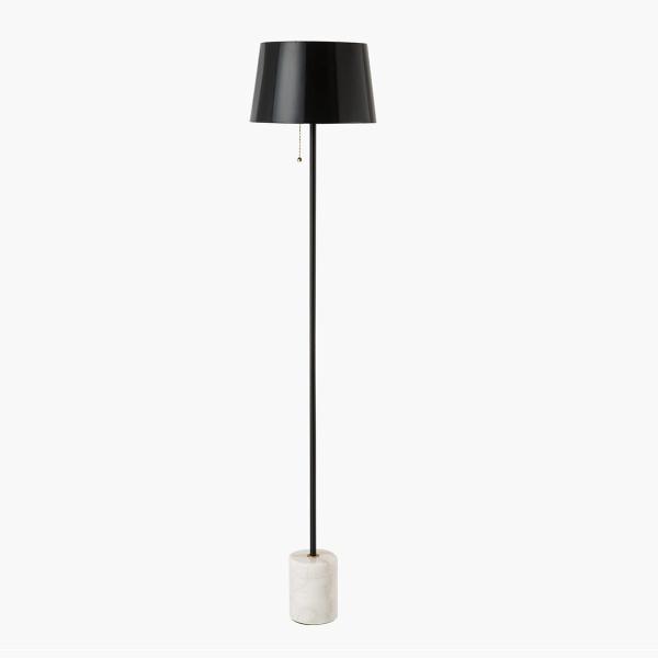 メーカー： HERMOSA / ハモサ シリーズ名：MARMO FLOOR LAMP■コンセントタイプ(プルスイッチにてON/OFF）[Size] H1380 mm[Shade size] φ300-φ250 × H180 mm[Base ...