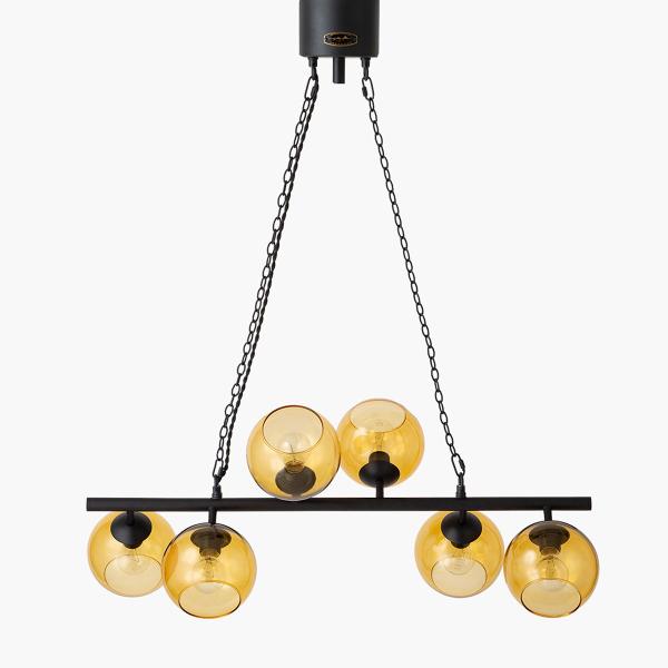 メーカー： HERMOSA / ハモサ シリーズ名：BIARRITZ 6[Size]W830×H1000 mm[Material] STEEL /GLASS[Weight] 3kg[etc.]  E26/40W×6 LED対応 : 可 ON...